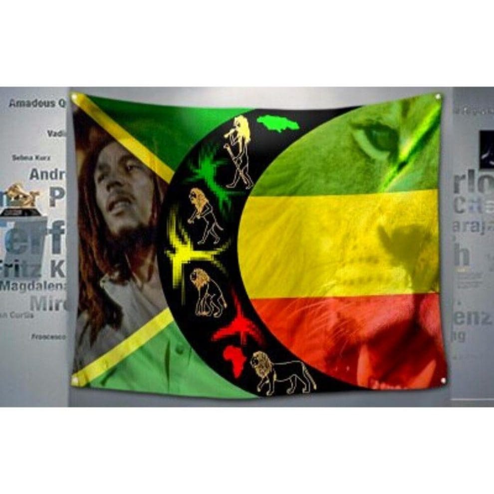 Drapeau Lion Bob Marley | Boutique Lion